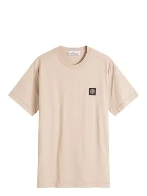 Stone Island Patch Logo T-shirt - Desert
