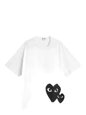 Play Comme Des Garcon Logo T-shirt - White