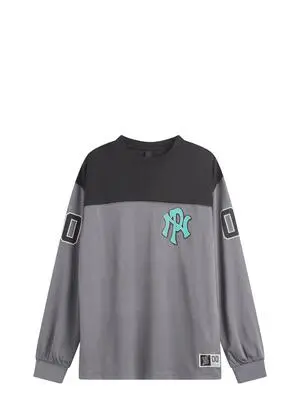NO PROBLEMO Nyp Long Sleeve Sports Jersey - Charcoal