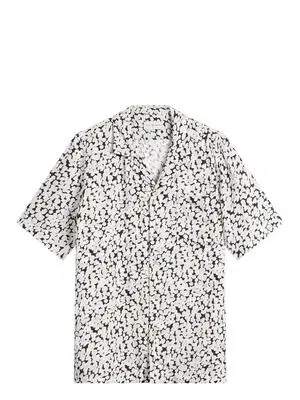 Dries Van Noten Mini Animal Print Shirt - Ecru
