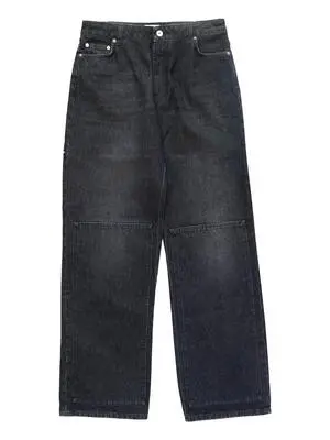 Jean Paul Gaultier Cut-out Denim Jeans - Black