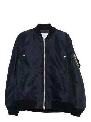 Sacai Zip-up Bomber Jacket - Blue