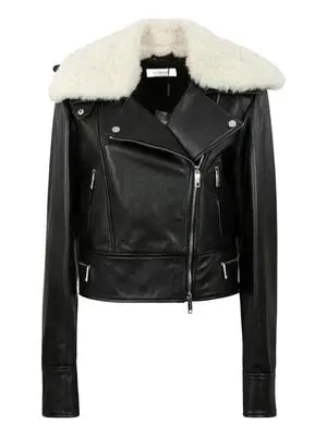 Max Mara Toscana Leather Jacket - Black