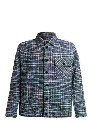 Etro Jacquard Check Jacket - Blue