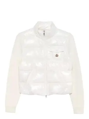 Moncler Padded Zip-up Jacket - White