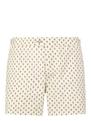 TOM FORD Paisley Print Swim Shorts - White