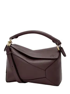 Loewe Small Puzzle Edge Top-handle Bag - Brown