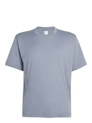 Eleventy Cotton-modal T-shirt - Blue