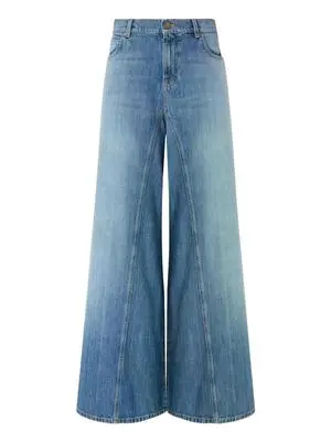 Pinko Five-pocket Wide-leg Jeans - Blue