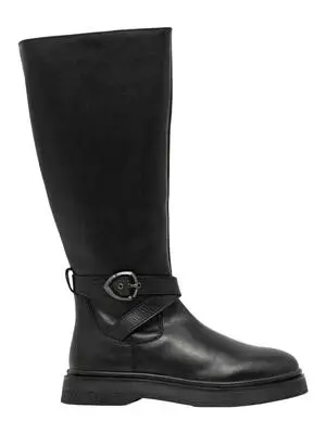 BLAUER. Hanna Buckle-strap Boots - Black