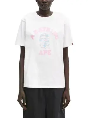 A BATHING APE Logo-print T-shirt - White