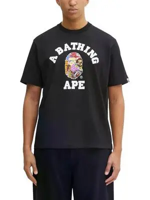 A BATHING APE Logo-print T-shirt - Black