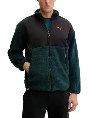 PUMA Tech Relaxed Sherpa Jacket - Green