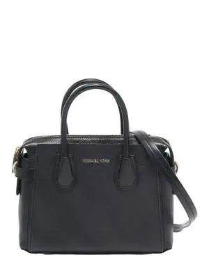 Michael Kors Leather Tote Bag - Black