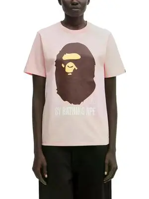 A BATHING APE Graphic-print T-shirt - Pink