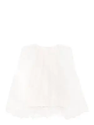 Alice + Olivia Lace-detail Blouse - White