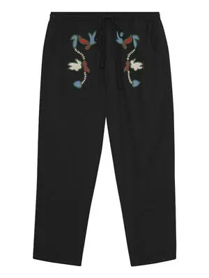 BAZISZT Relaxed Fit Trousers - Black