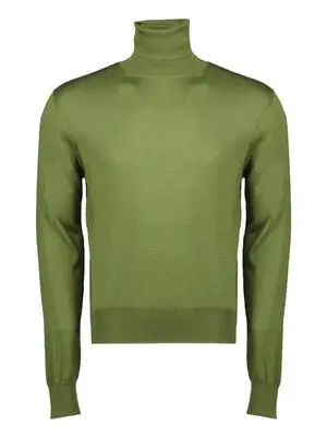 Saint Laurent Turtleneck Sweater - Green