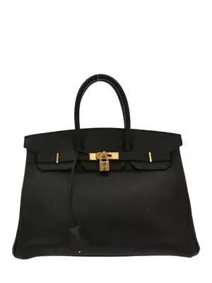 Hermès 2003 35 Birkin Tote Bag - Black