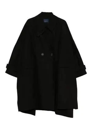 Yohji Yamamoto Button-front Coat - Black