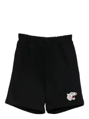 MELT Embroidered Track Short - Black