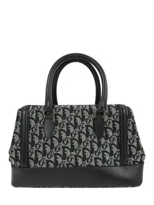 Dior 2002 Trotter-pattern Tote Bag - Black