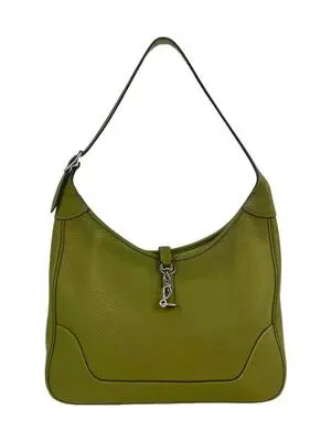 Hermès 2008 Taurillon Clemence Trim 31 Shoulder Bag - Green