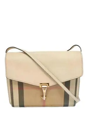 Burberry Plaid Crossbody Bag - Neutrals