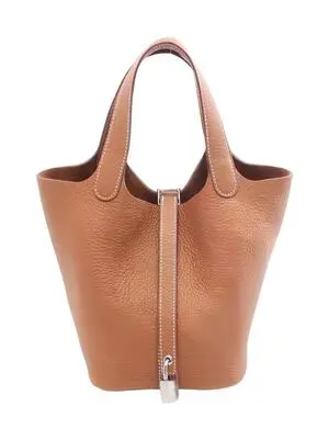 Hermès 18 Picotin Lock Tote Bag - Brown