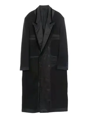 Fendi Double-breasted Wool Coat - Black