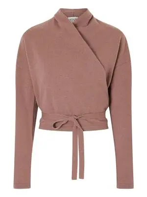 Tove Kay Cashmere Wrap Cardigan - Pink