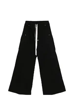 Rick Owens Twill Double Cargo Jumbo Belas Pants - Black
