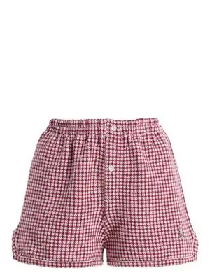 BARRIE Cashmere Shorts - Plaid
