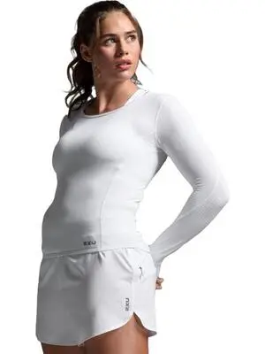 2xu Ignition Grid Base Layer - White/silver Reflective