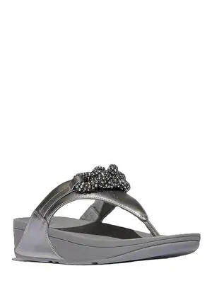 FITFLOP Lulu Beaded Chain Toe Post Sandals
