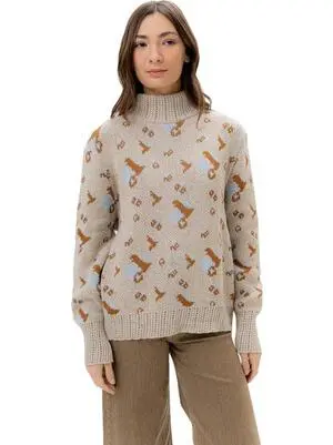 MARGO BARIDON Cielo Sweater - Tan