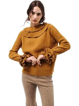 MARGO BARIDON Tita Sweater Camel