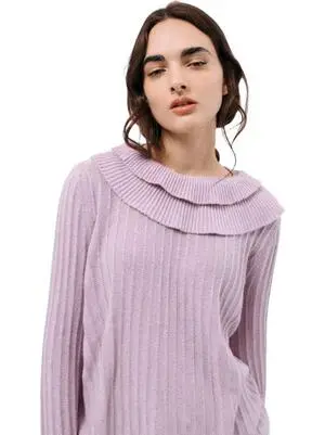 MARGO BARIDON Tita Sweater Lilac