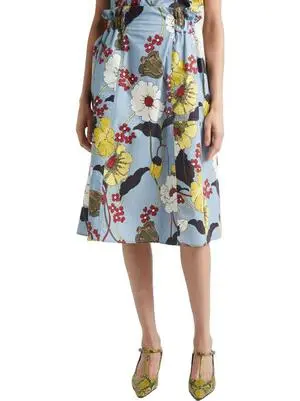Marni Flared Midi Skirt - Mfb31sky