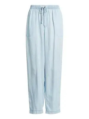 BEACHLUNCHLOUNGE Ronni Chambray Pants - Bleach Wash