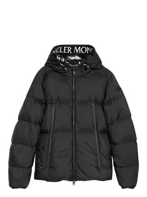 Moncler Montcla Water Repellent Short Hooded Down Jacket - Black