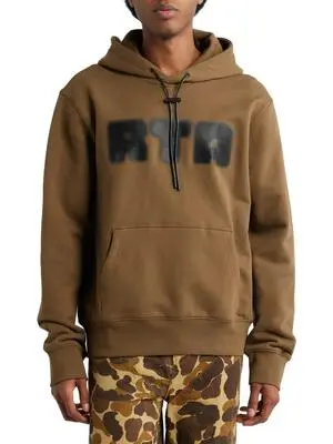 RtA Dion Graphic Hoodie - Teak Radio House