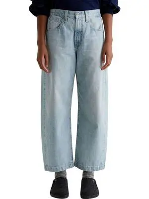 Ag Hattie High-waist Wide-leg Jeans - Sunset Hills
