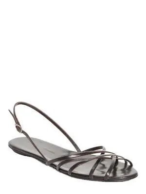 Proenza Schouler Uma Slingback Sandal - Burgundy