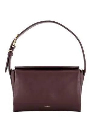 VINCE Boxy Nappa Leather Shoulder Bag