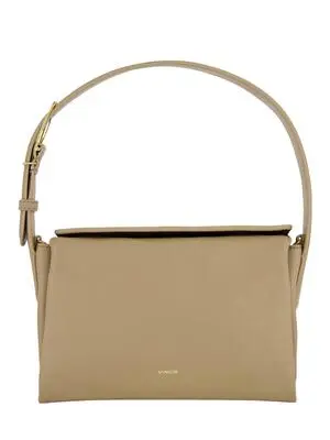 Vince Boxy Nappa Leather Shoulder Bag - Sandtrail