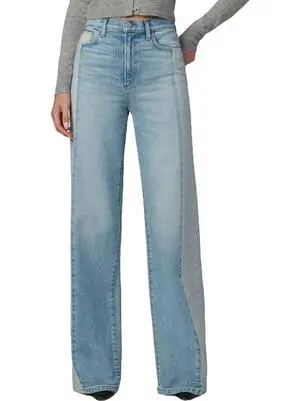 Joe's Jeans The Mia Pieced High Waist Wide Leg Jeans - Patience