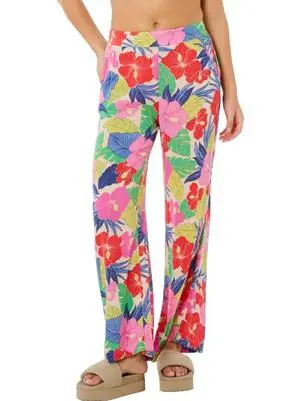 Rip Curl Printed Wide-leg Pants - Multicor Rainbow