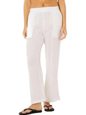 Rip Curl Cotton Pants - White