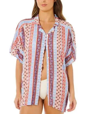 Rip Curl Ventura Print Camp Shirt - Blue Multi
